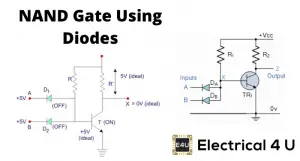Diode and Transistor NAND Gate or DTL NAND Gate and NAND Gate ICs ...
